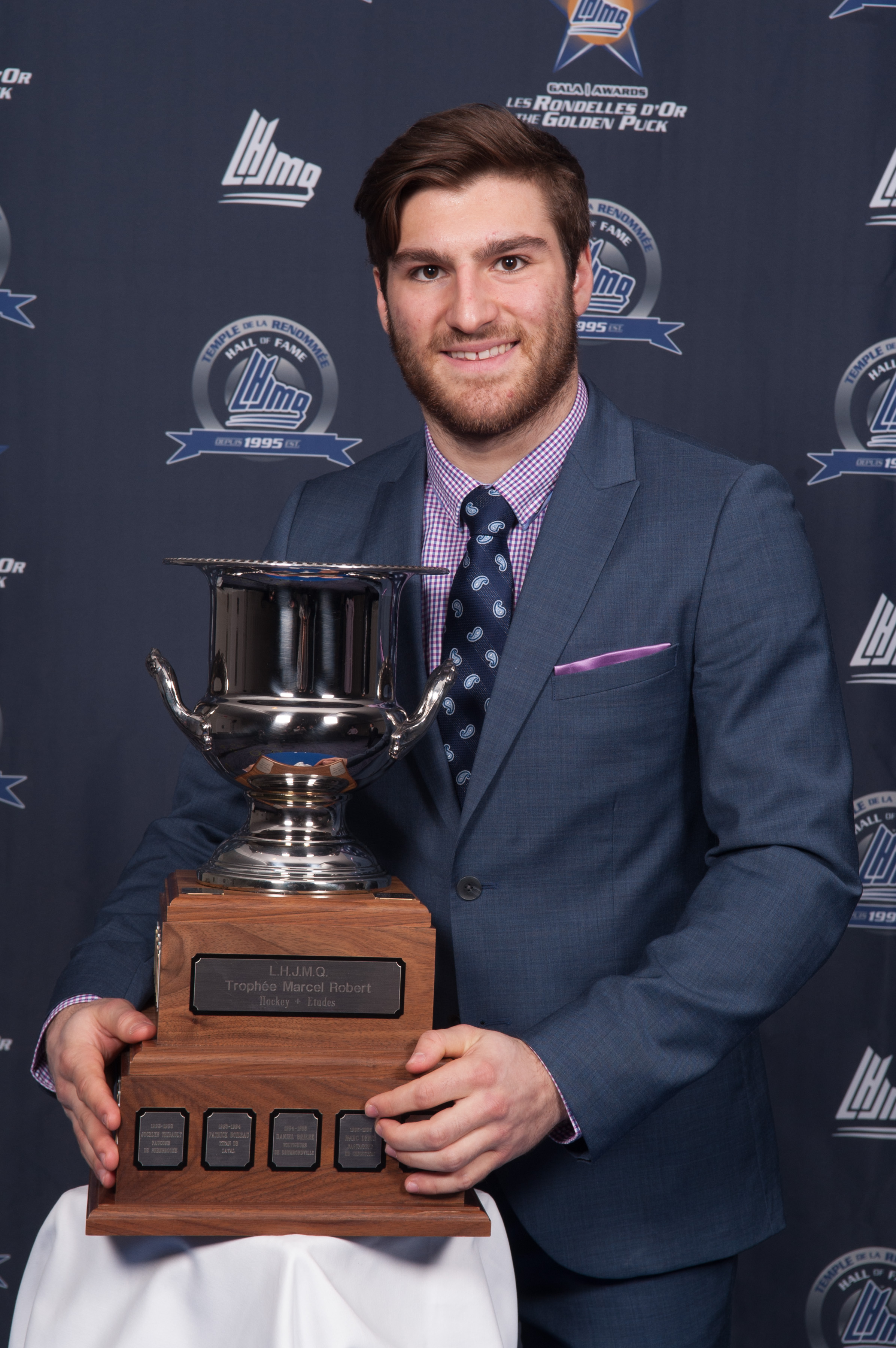 Jérémy Grégoire et Philippe Cadorette sont honorés par la LHJMQ au gala ...
