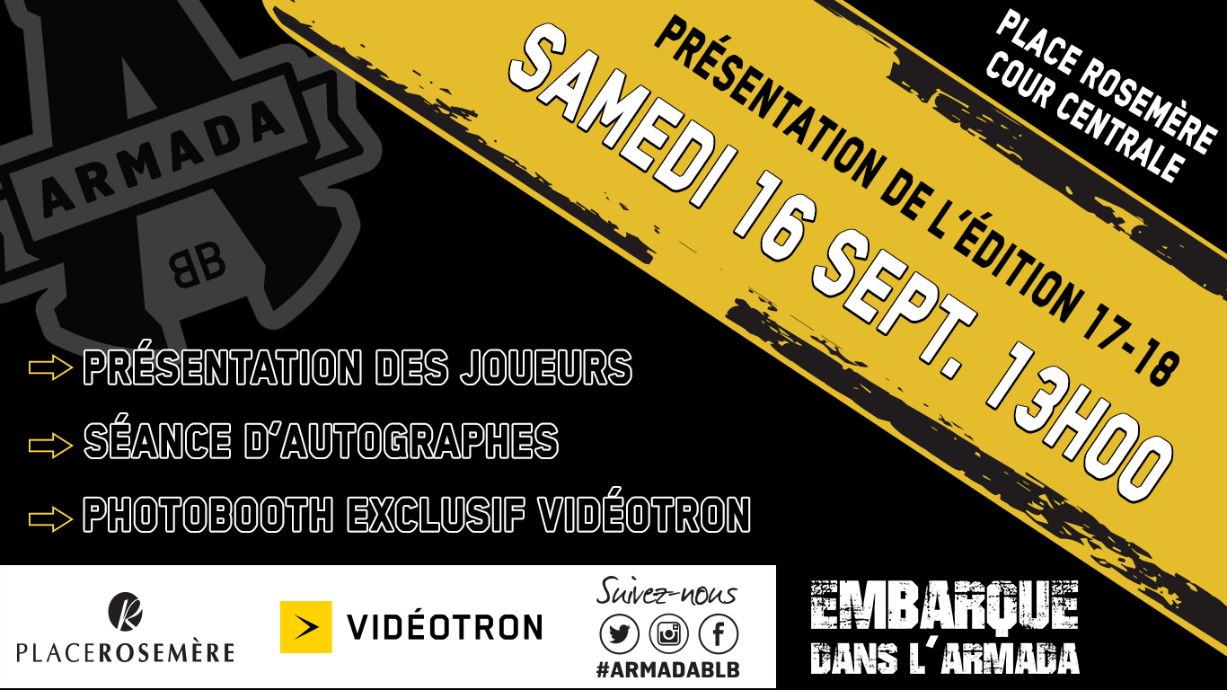 Présentation de l'édition 2017-2018 de VOTRE ARMADA - Armada BLB