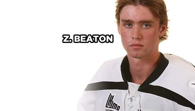 Player Profile - Zach Beaton - Cape Breton Eagles