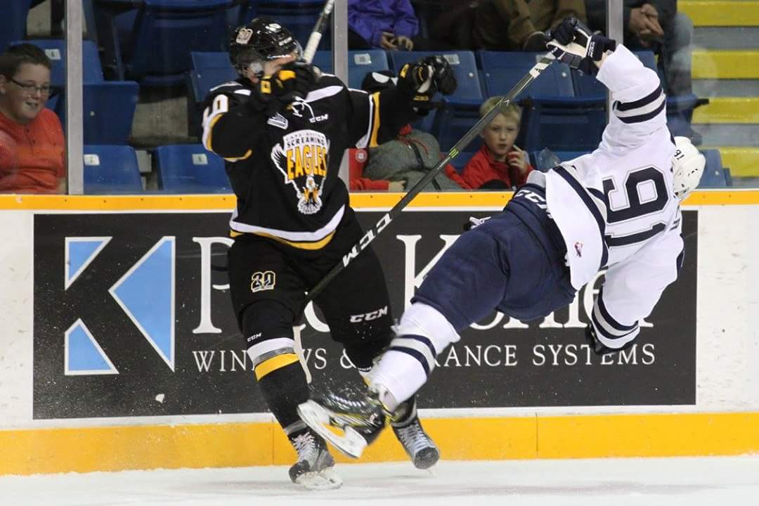 Eagles sink Oceanic - Cape Breton Eagles