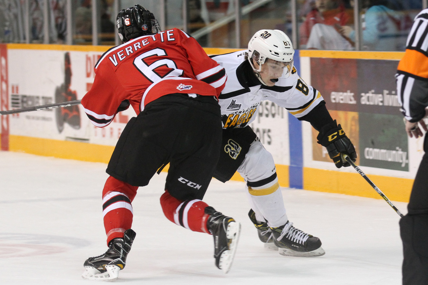 Eagles Return Home To Host Remparts - Cape Breton Eagles