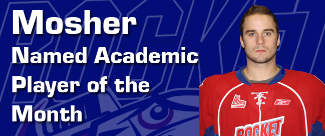 QMJHL names scholastic players of the month - Charlottetown Islanders