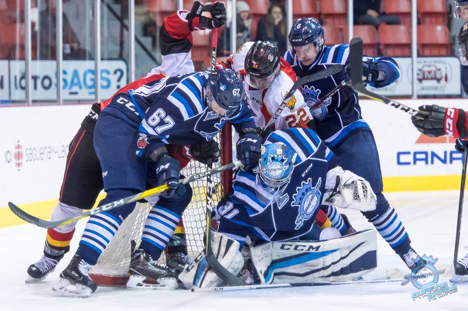Les Sags parfaits face au Drakkar - Sagueneens de Chicoutimi