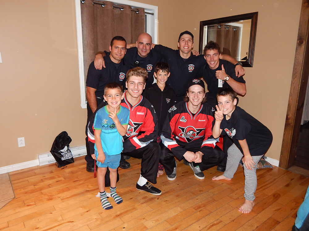 Blitz des Pompiers avec les Voltigeurs - Les Voltigeurs de Drummondville