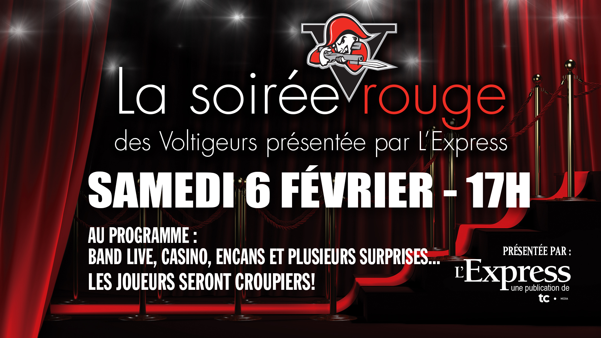 Soirée Rouge 2016 - Les Voltigeurs de Drummondville