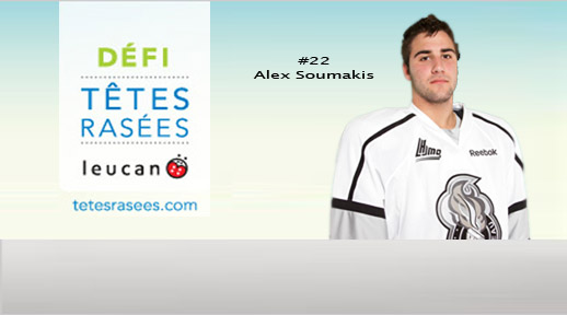 Le Défi têtes rasées d'Alex Soumakis - Les Olympiques de Gatineau