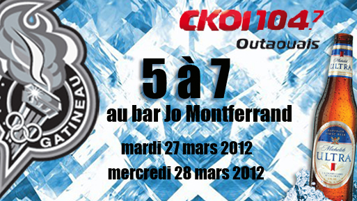 5 à 7 - Les Olympiques de Gatineau