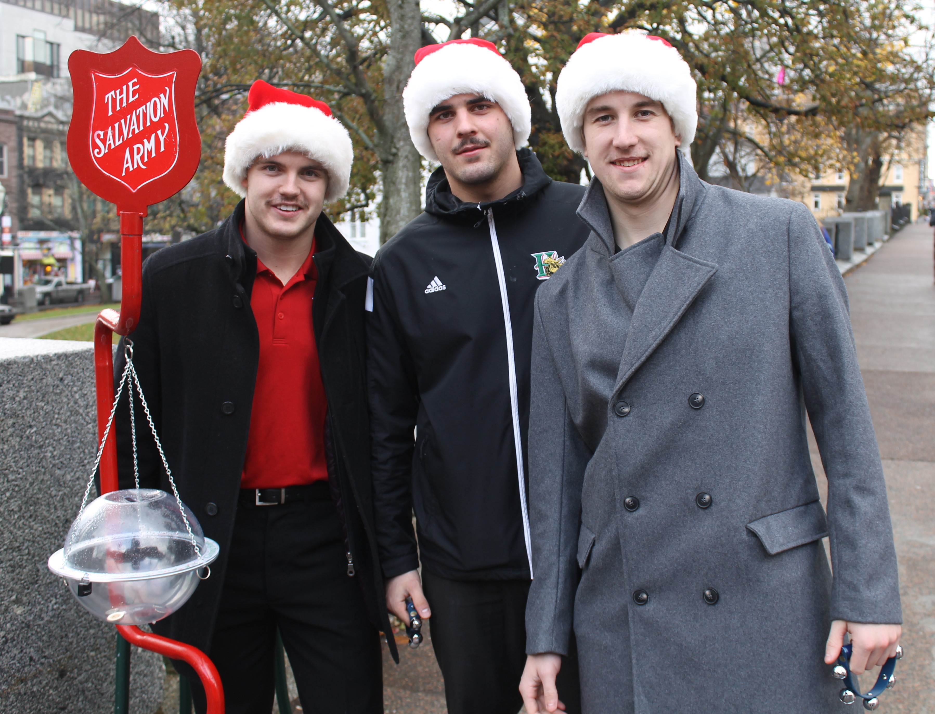 MOOSE WIN SALVATION ARMY KETTLE KICK-OFF! - Halifax Mooseheads