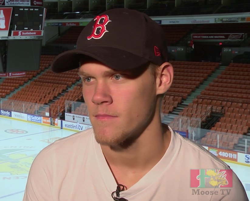 VIDEO: EHLERS PUMPED TO BE BACK - Halifax Mooseheads