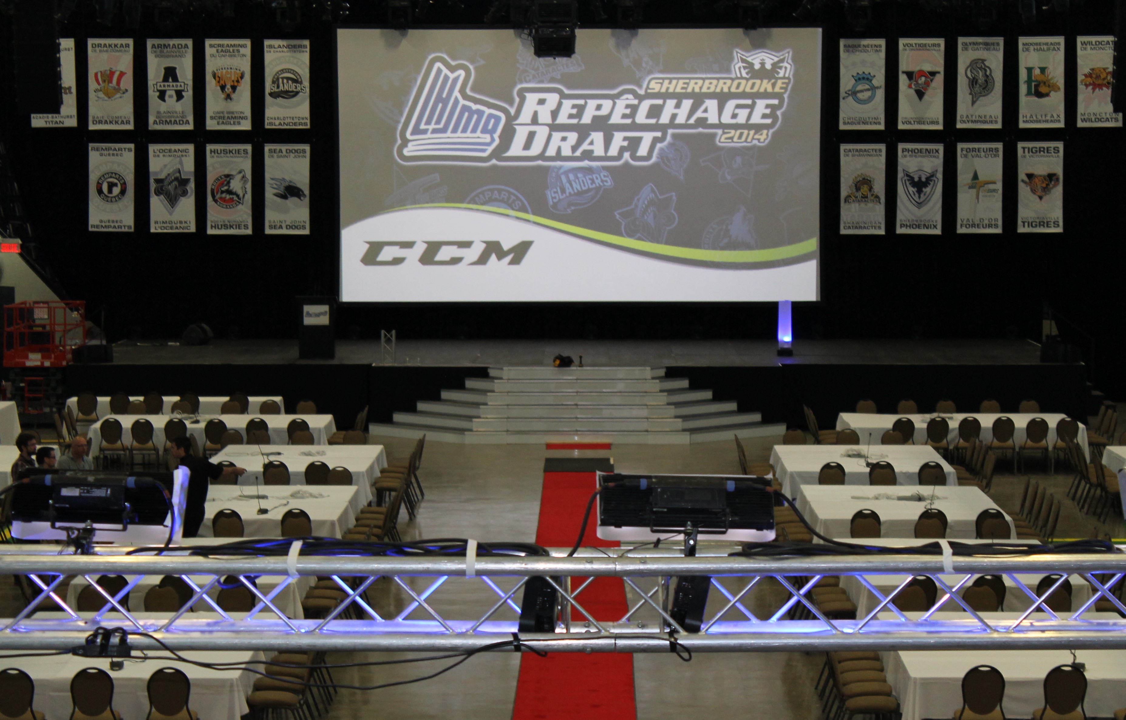 360 Degree view of QMJHL Draft Floor - Halifax Mooseheads