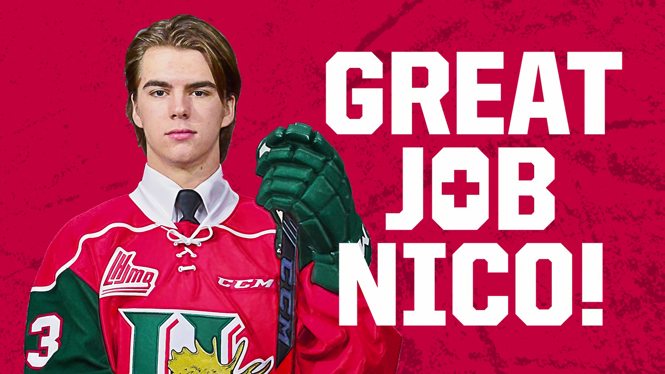 Welcome Back Nico - Halifax Mooseheads