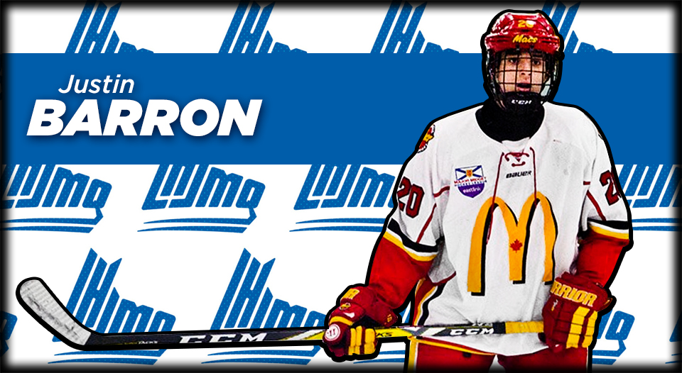 Coming in ranked #8 for the upcoming QMJHL Draft is defenceman Justin ...