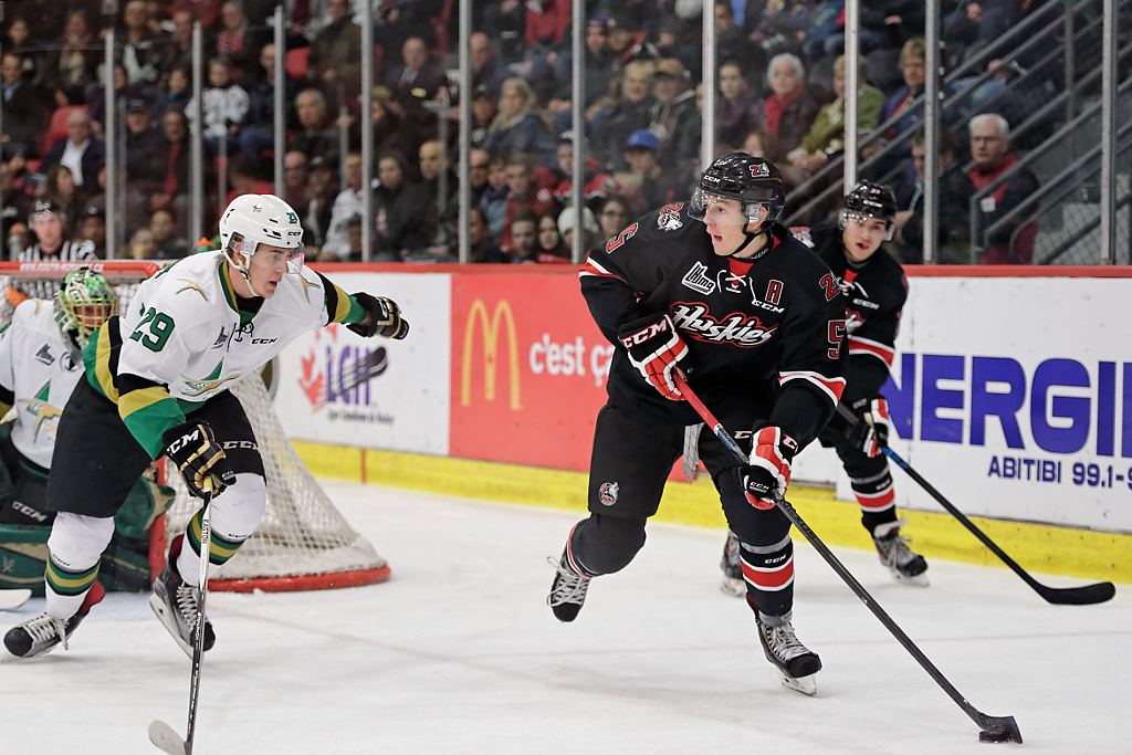 Lauzon: à un point d'un record - Huskies de Rouyn-Noranda