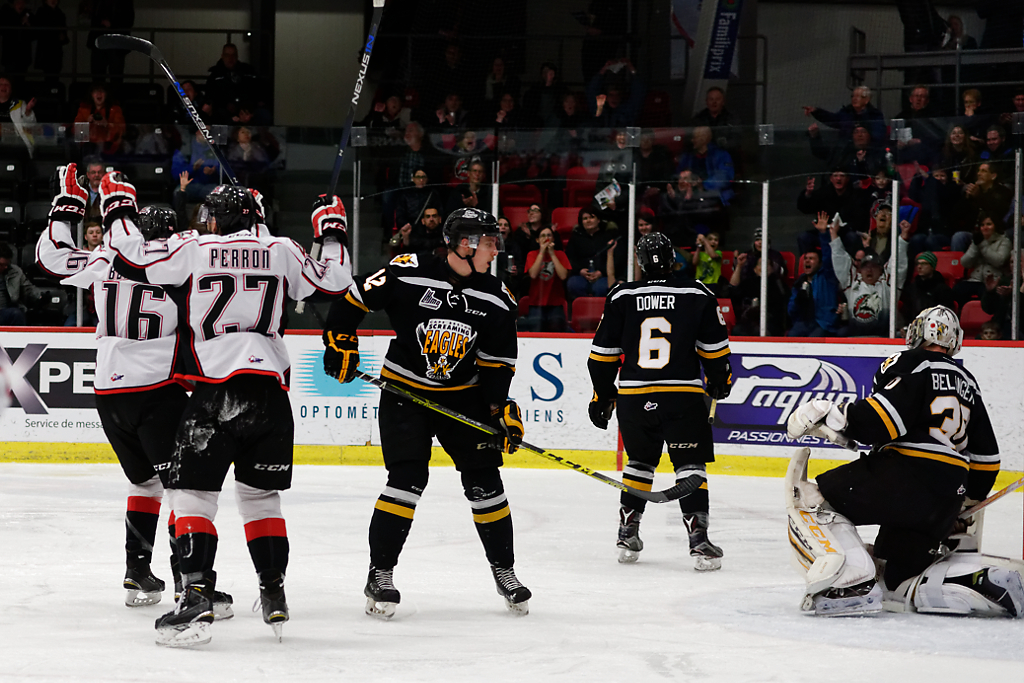 Les Huskies viennent à bout des Screaming Eagles - Huskies de Rouyn-Noranda