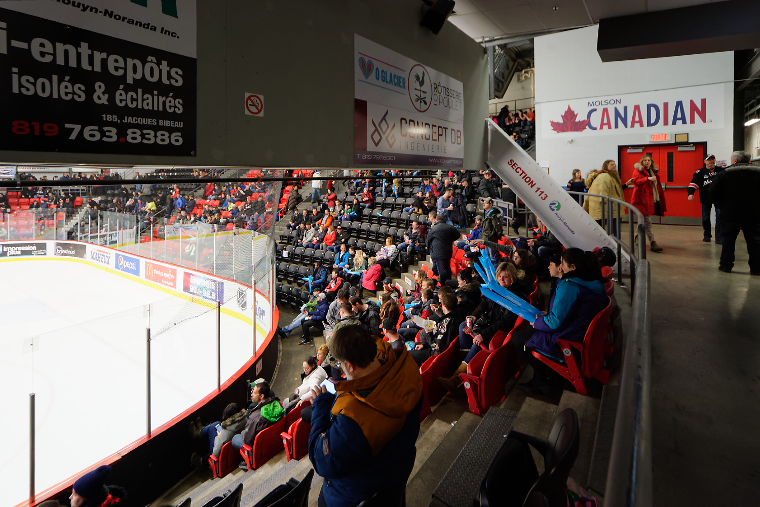 En images: 8 mars Huskies/Olympiques - Huskies de Rouyn-Noranda