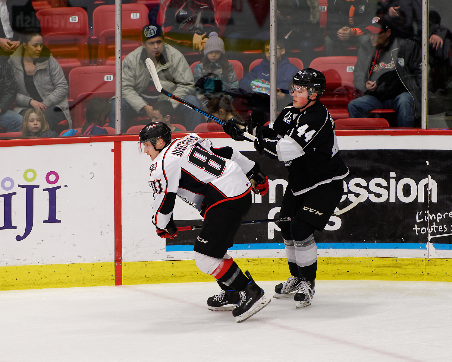 En images: 8 mars Huskies/Olympiques - Huskies de Rouyn-Noranda
