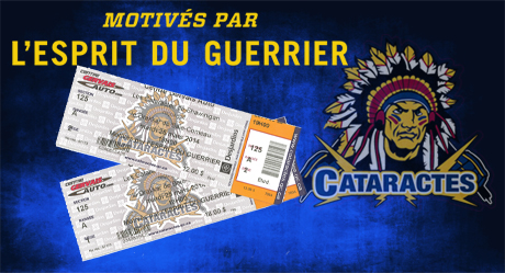Les billets des séries sont en vente - Cataractes de Shawinigan