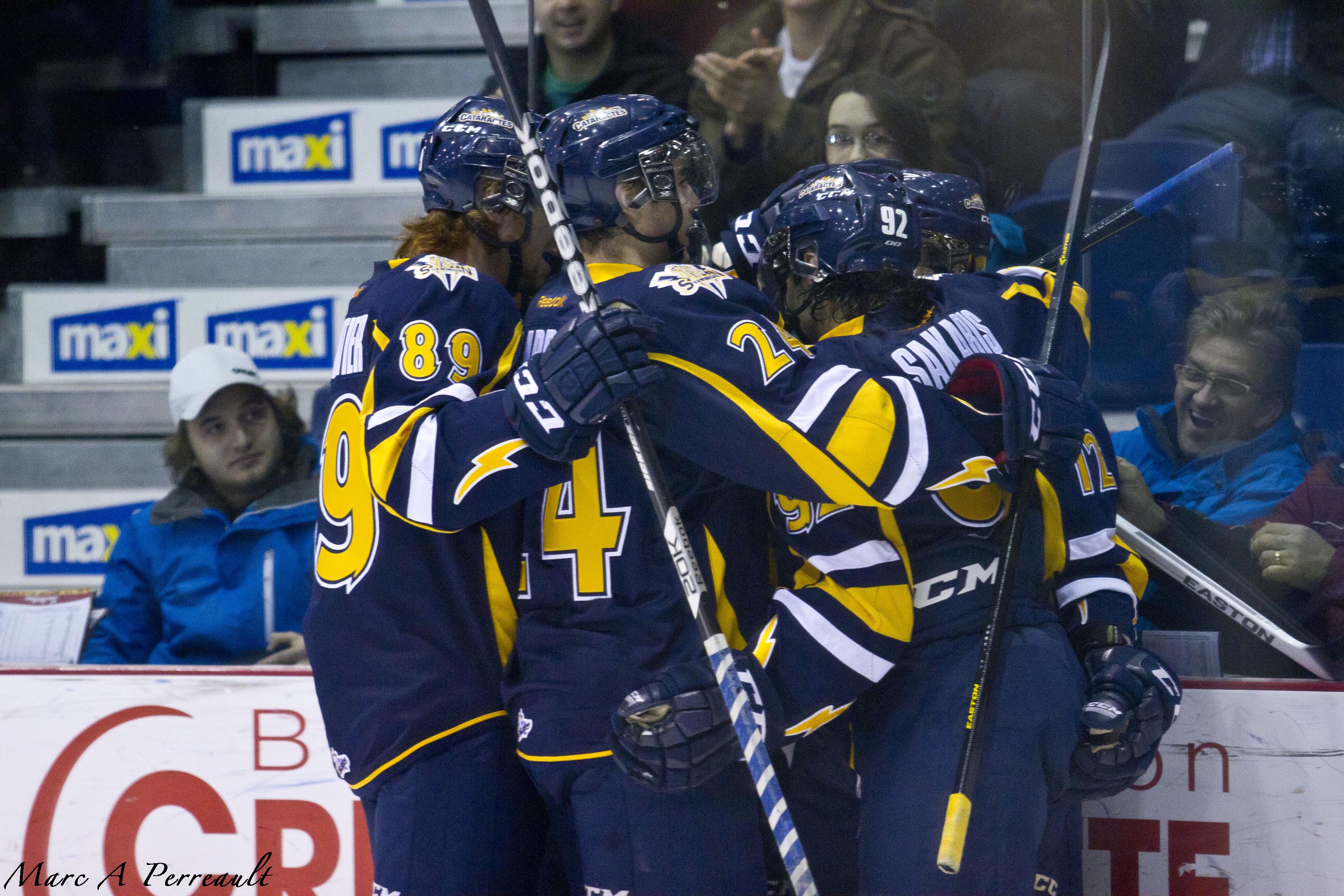 Les Cataractes se paient le Titan - Cataractes de Shawinigan