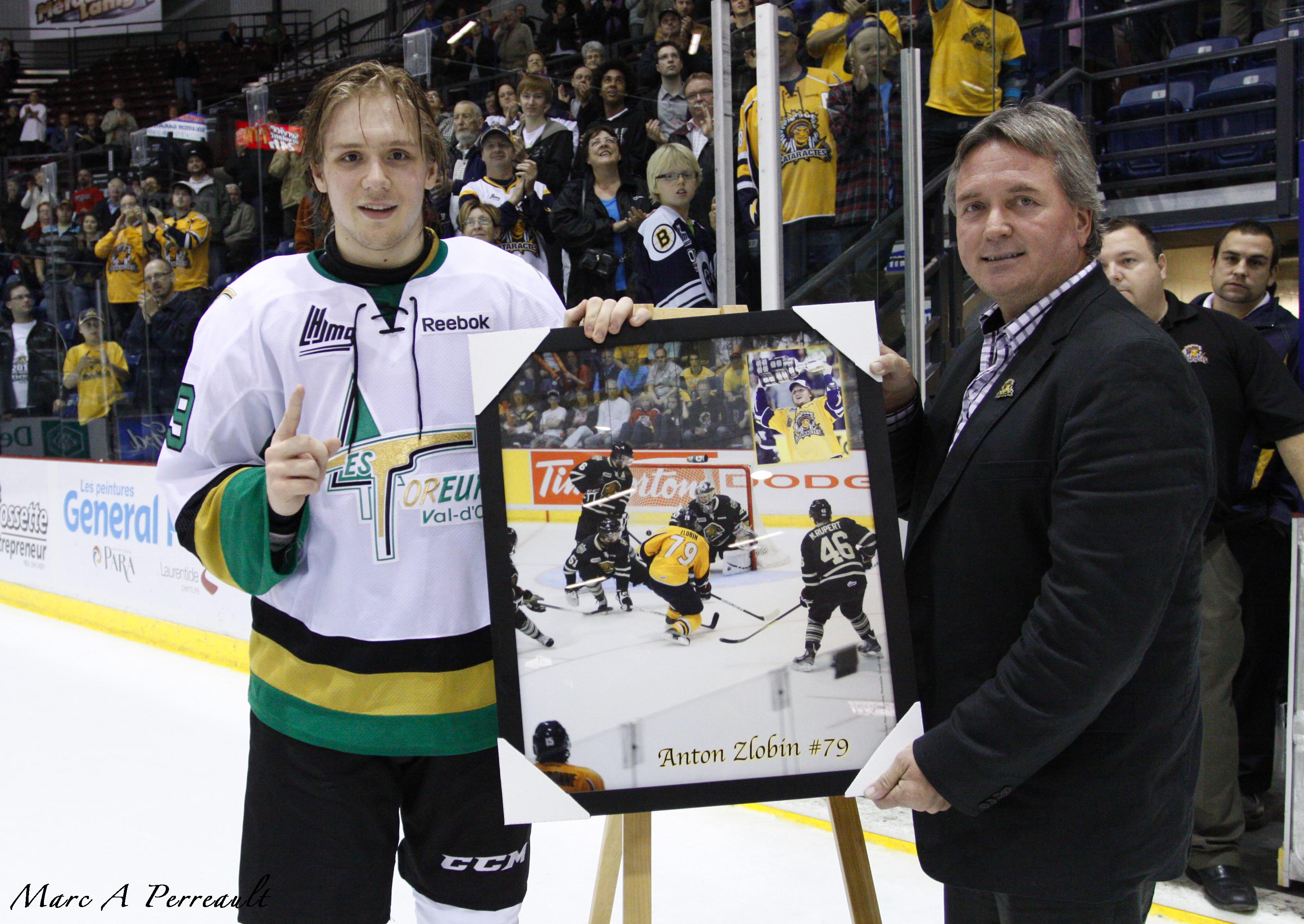 Un retour remarqué pour Anton Zlobin - Cataractes de Shawinigan