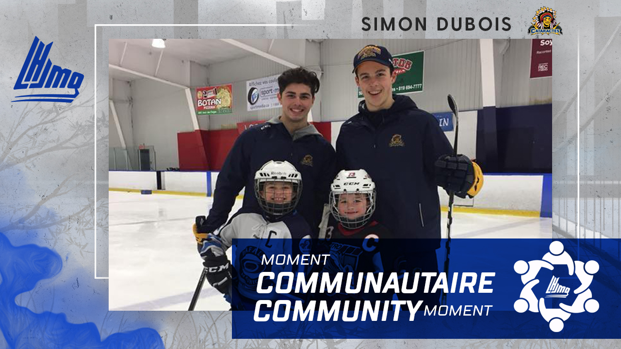 Moment Communautaire | Simon Dubois partage ses connaissances avec de jeunes étudiants - LHJMQ
