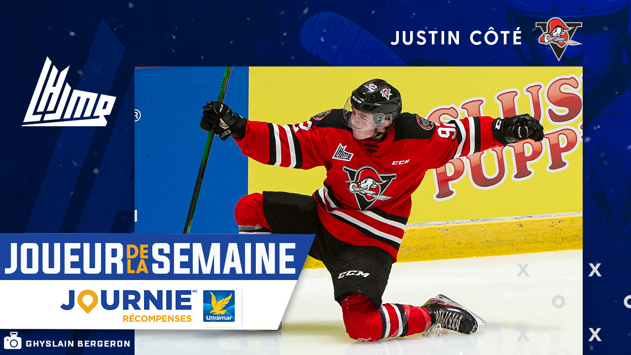 Joueur de la semaine Ultramar | Justin Côté (29 mars 2021) - Les ...