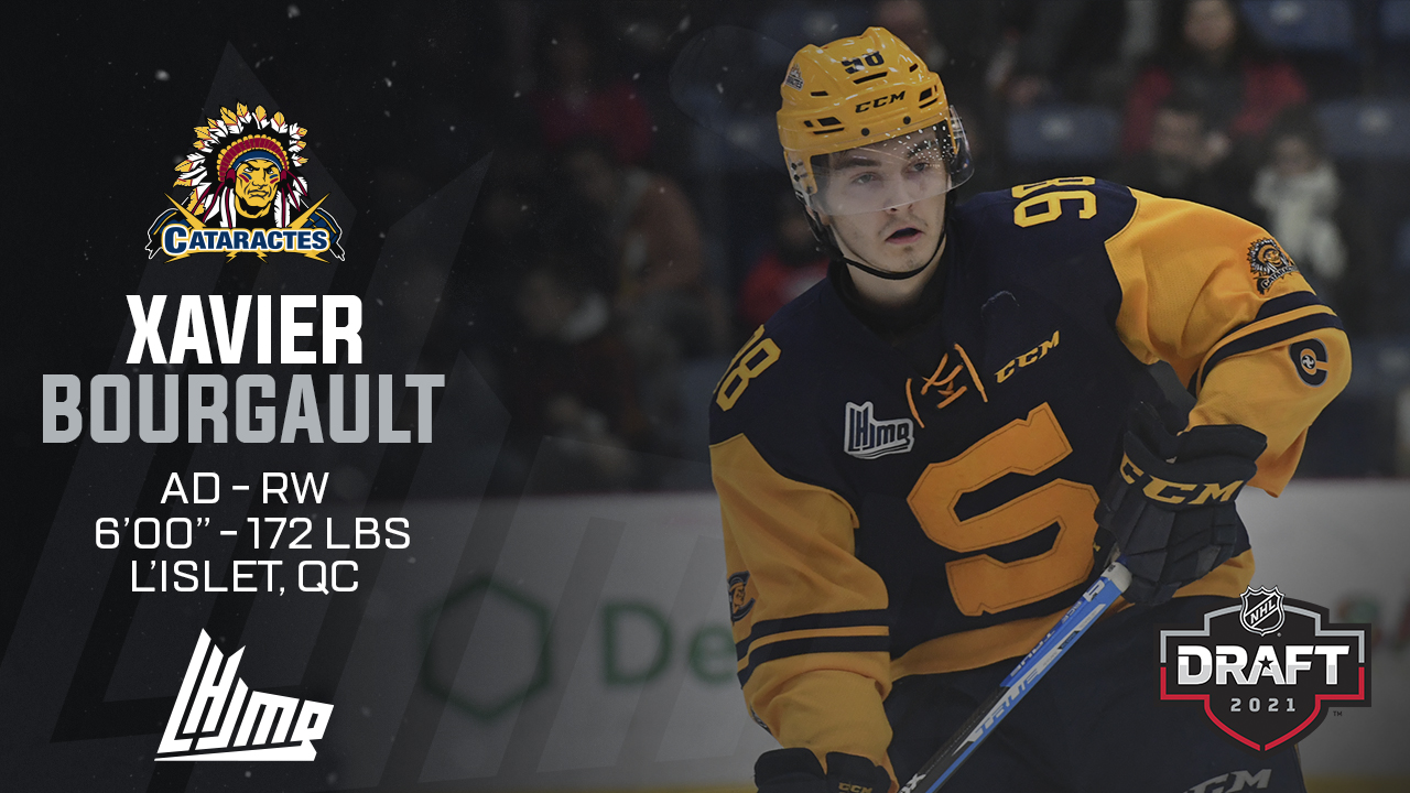 Xavier Bourgault - 22nd Overall - Edmonton Oilers | Canadian Hockey League
