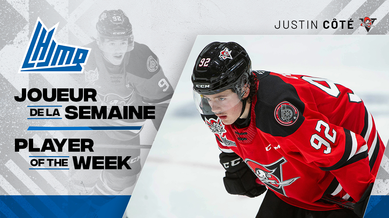 QMJHL Player of the Week | Justin Côté (November 8, 2021) - CHL