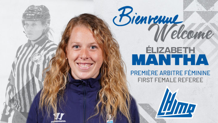 Élizabeth Mantha joins QMJHL Officiating Staff - CHL