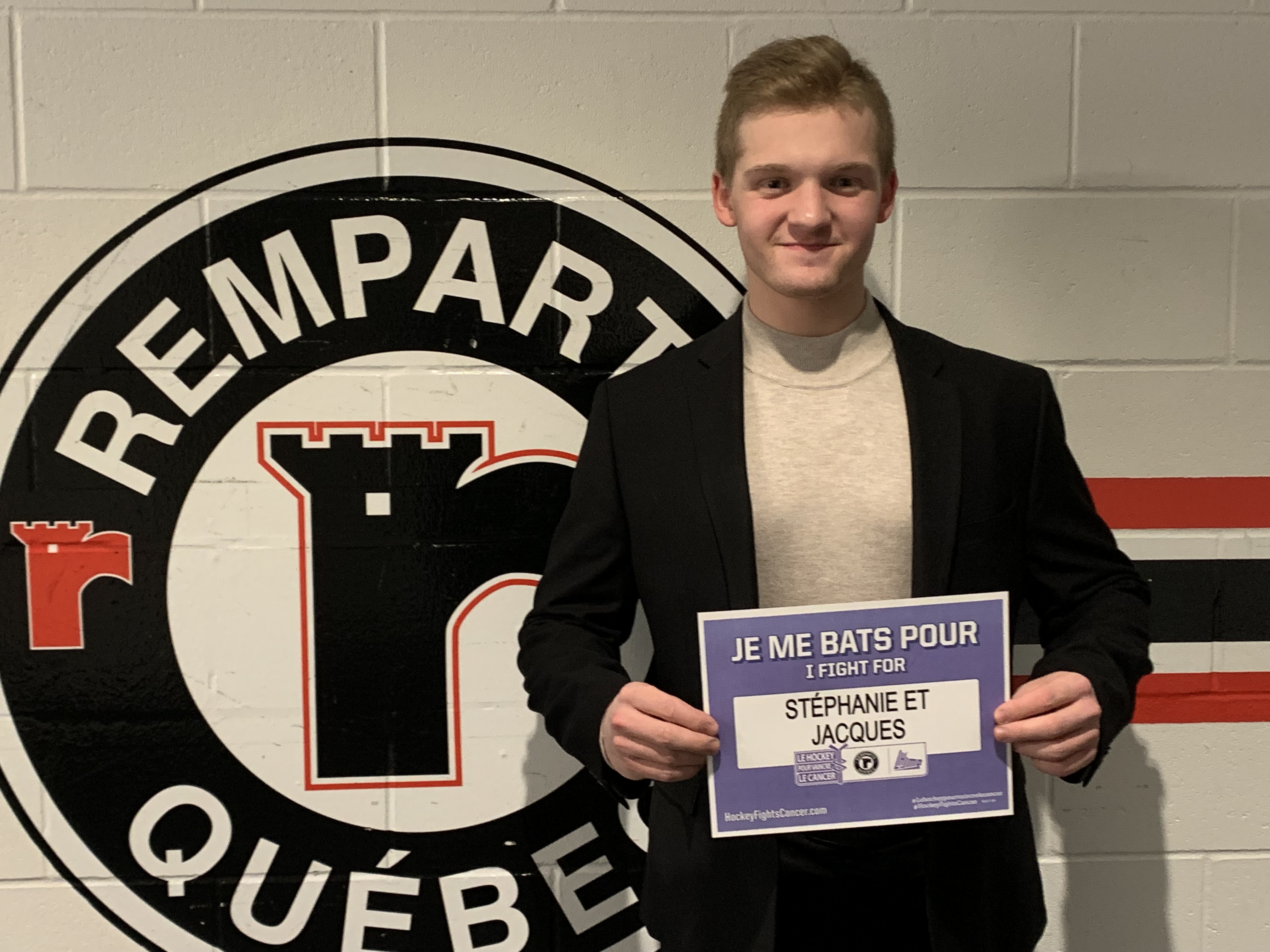 Hockey Fights Cancer: Mathieu Wener inspired by family’s battle - LHJMQ