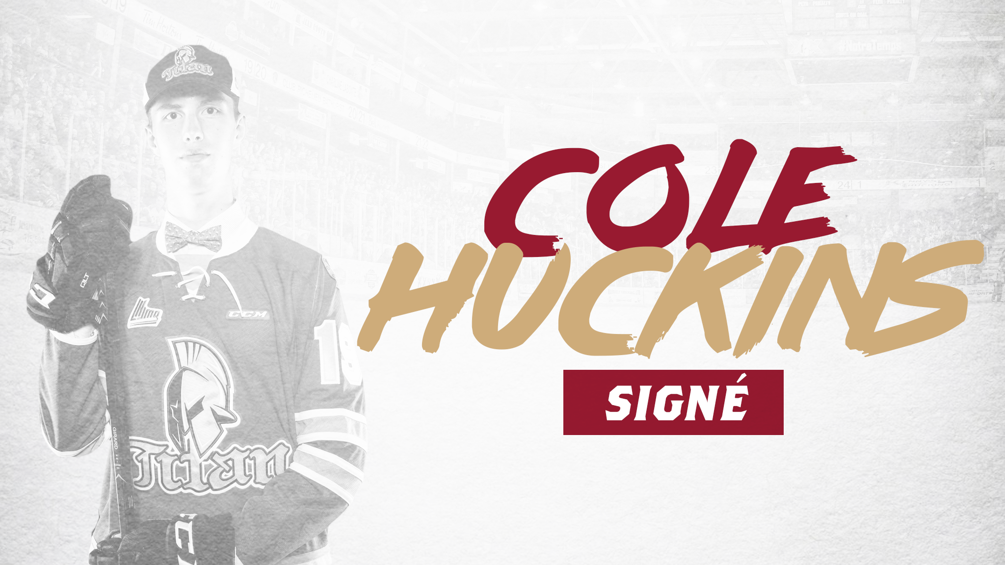 Huckins signe avec le Titan - Titan d'Acadie-Bathurst