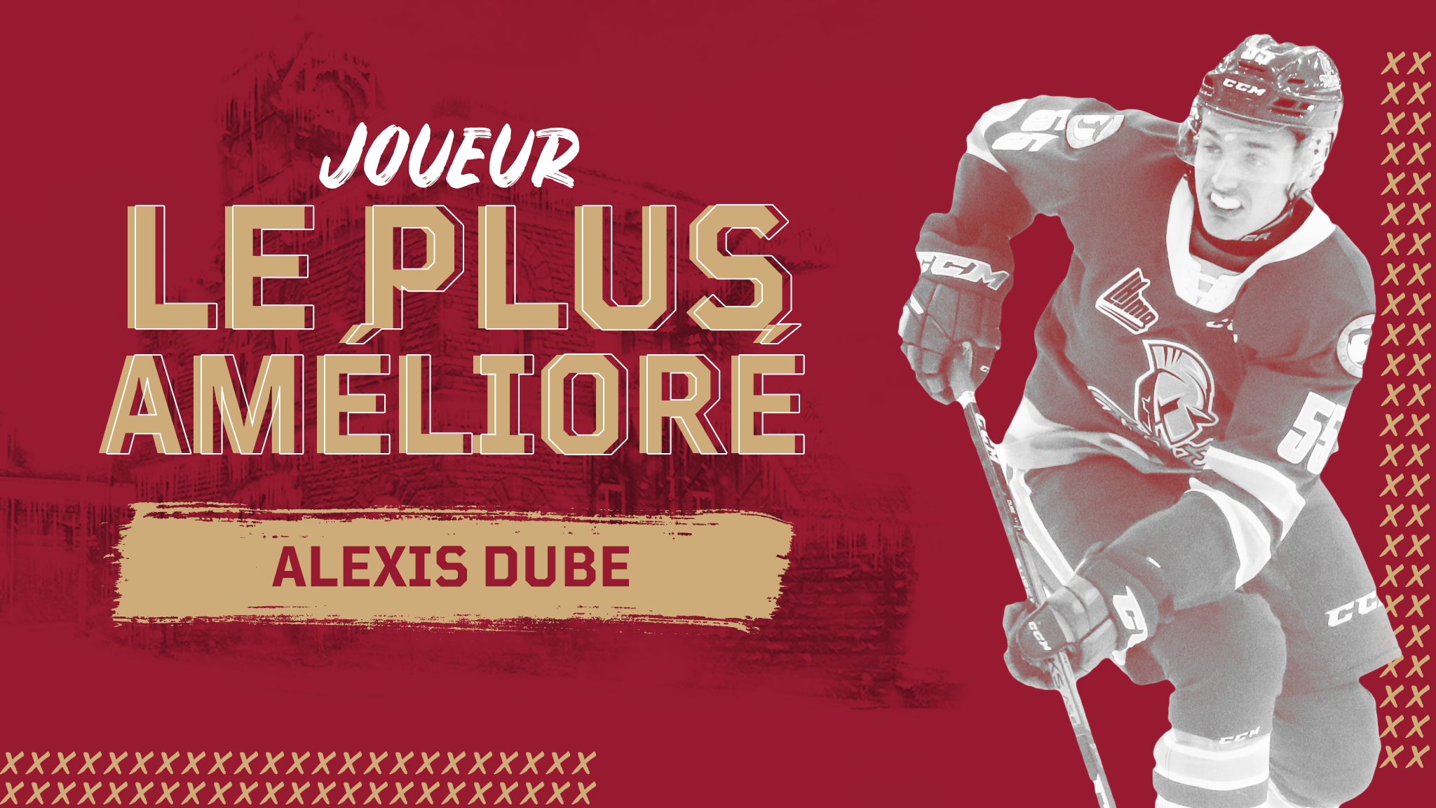Joueur le plus amélioré: Alexis Dube - Titan d'Acadie-Bathurst