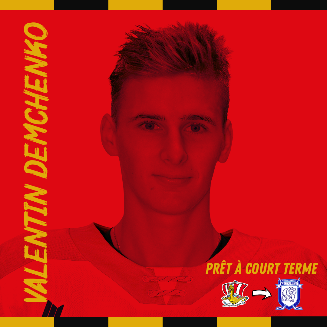 Le Drakkar prête son attaquant Valentin Demchenko - Le Drakkar de Baie-Comeau