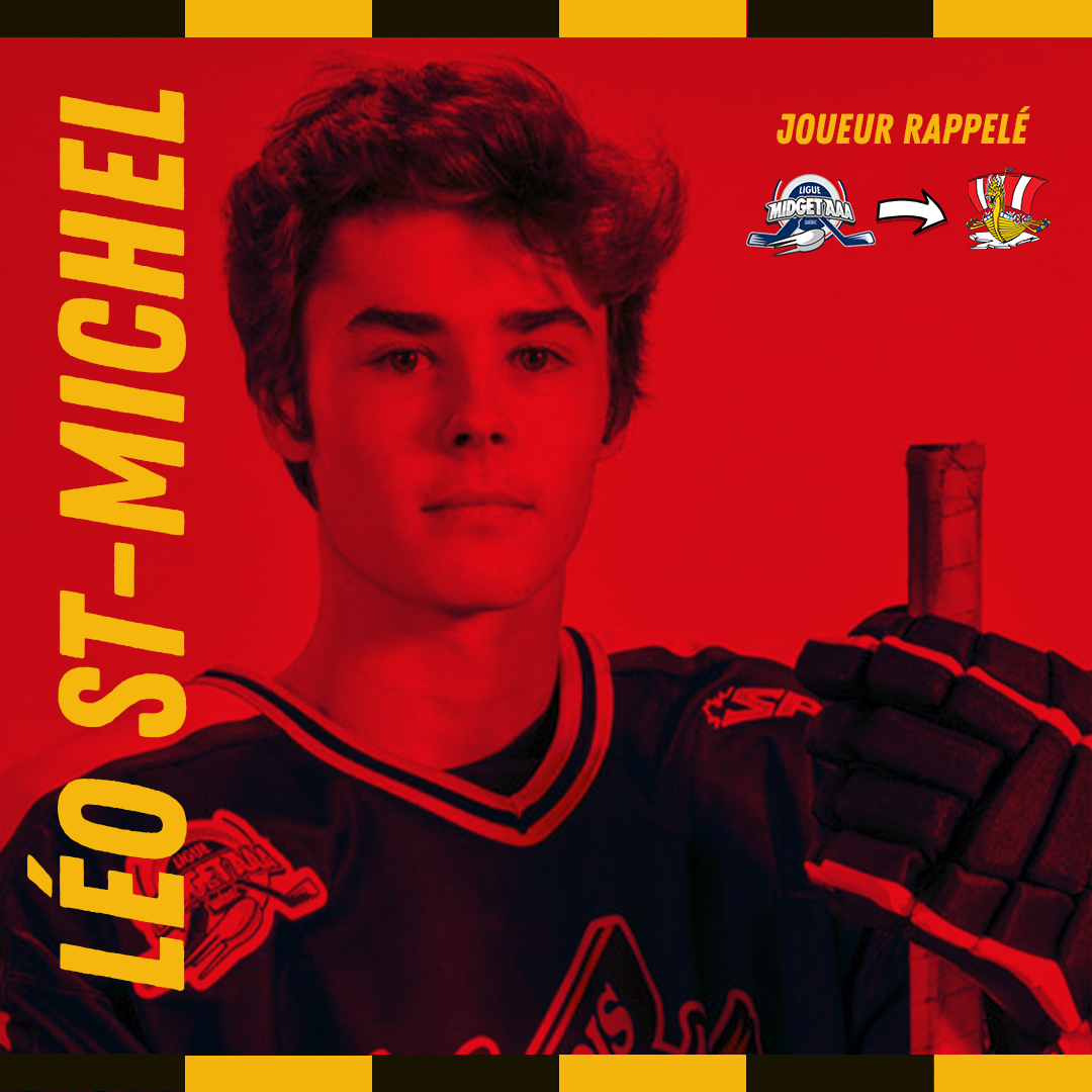 Léo St-Michel rappelé par le Drakkar - Le Drakkar de Baie-Comeau