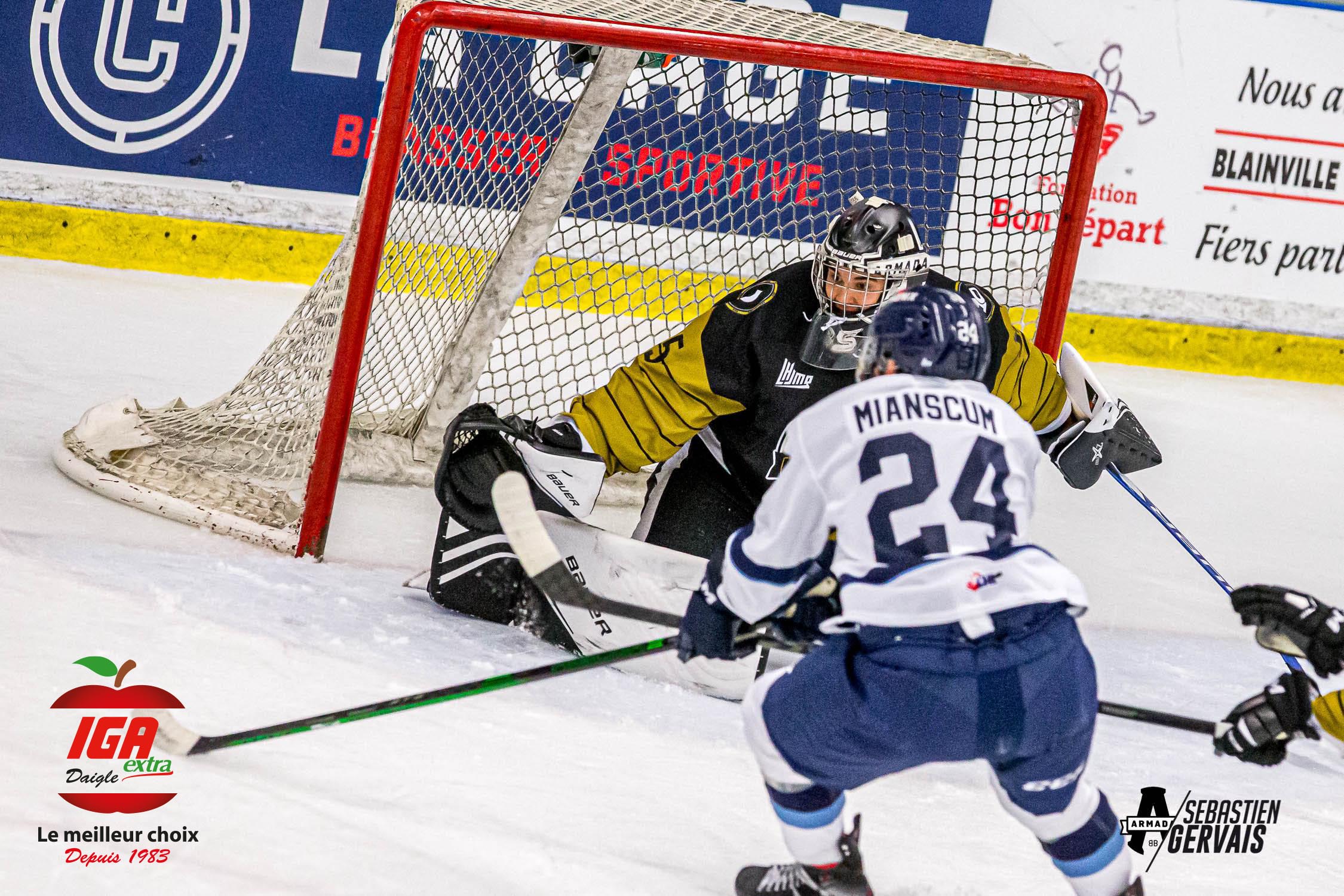 Les 5 photos du match présent par IGA Daigle - Armada BLB