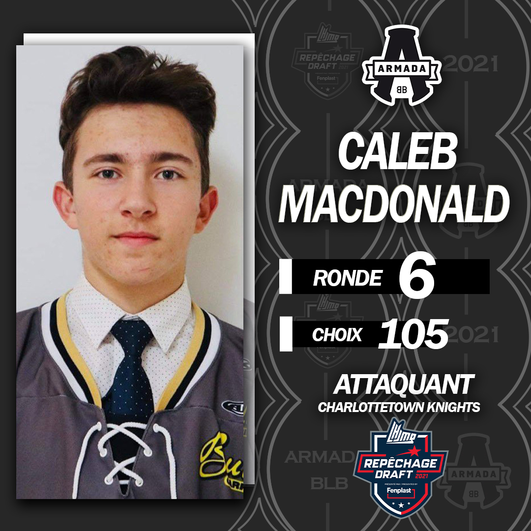 Résumé du repêchage 2021 de la LHJMQ - Armada BLB