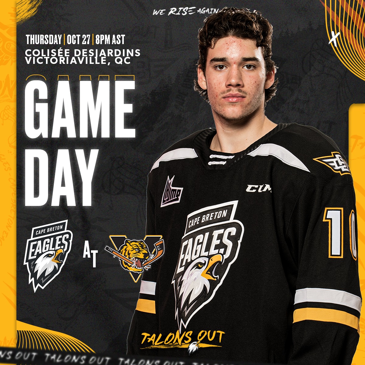 Eagles Open Quebec Road Trip In Victoriaville - Cape Breton Eagles