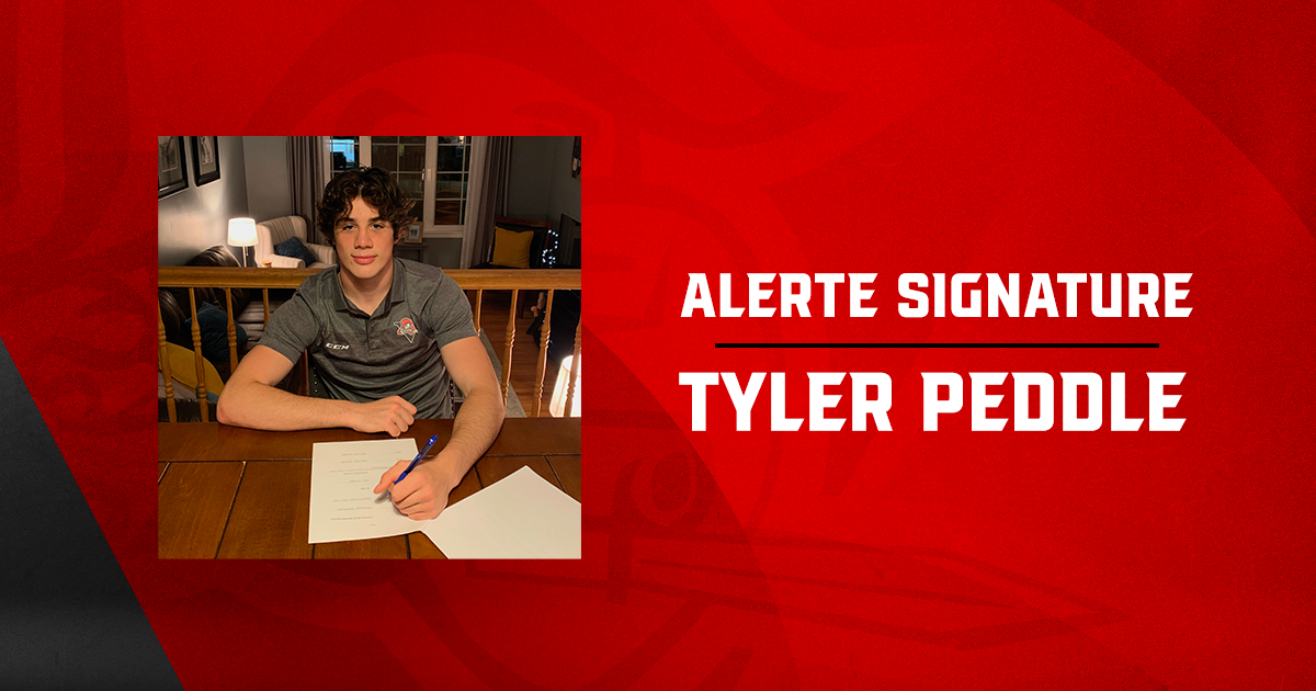 TYLER PEDDLE S'ENGAGE AVEC LES VOLTIGEURS! - Les Voltigeurs de ...