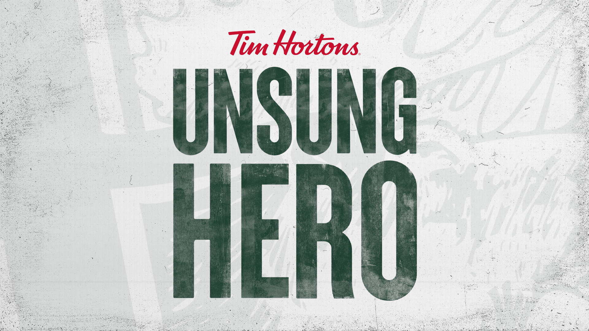 Tim Hortons Unsung Hero Award - Halifax Mooseheads