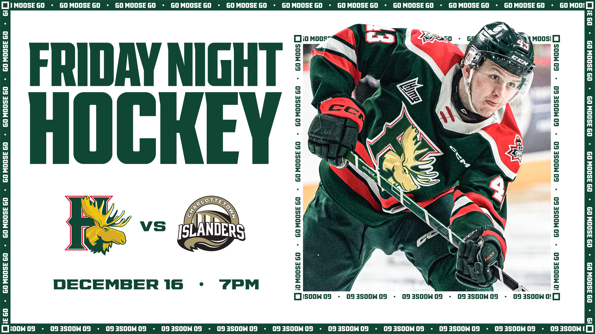 Final Home Game of 2022 Tonight 7pm - Halifax Mooseheads
