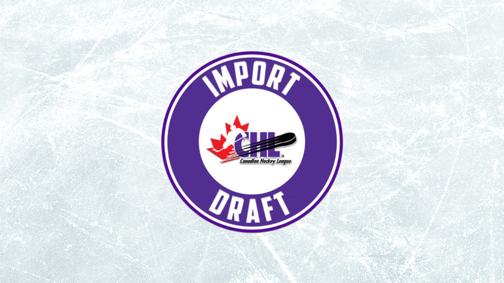 CHL Import Draft Today - Mooseheads pick 50th - Halifax Mooseheads
