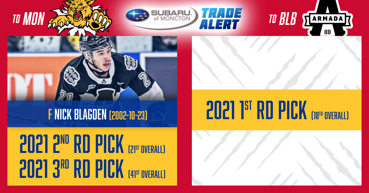 Wildcats add Nick Blagden and two picks in exchange with the Armada ...