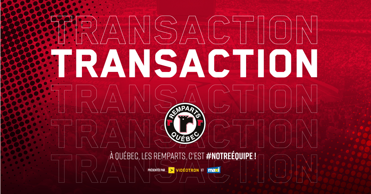 RÉSUMÉ DE LA PÉRIODE DE TRANSACTIONS - Remparts de Quebec