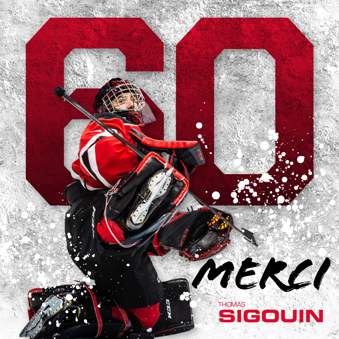 Hommage à nos 20 ans – THOMAS SIGOUIN - Remparts de Quebec