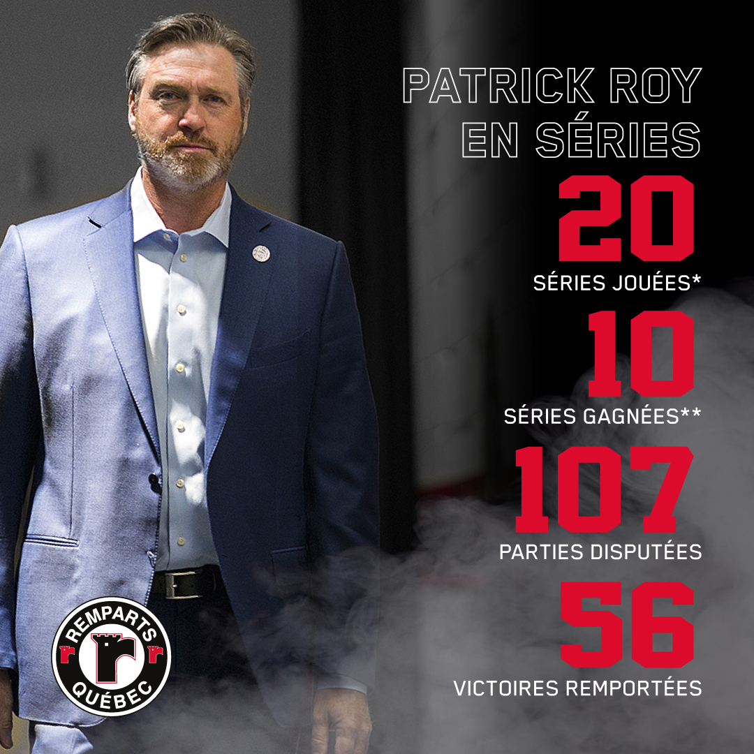 Patrick Roy en Séries - Remparts de Quebec