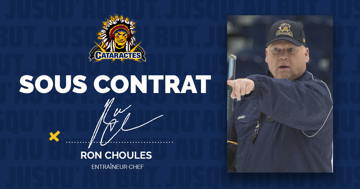 Ron Choules devient le nouvel entraîneur-chef des Cataractes - LHJMQ