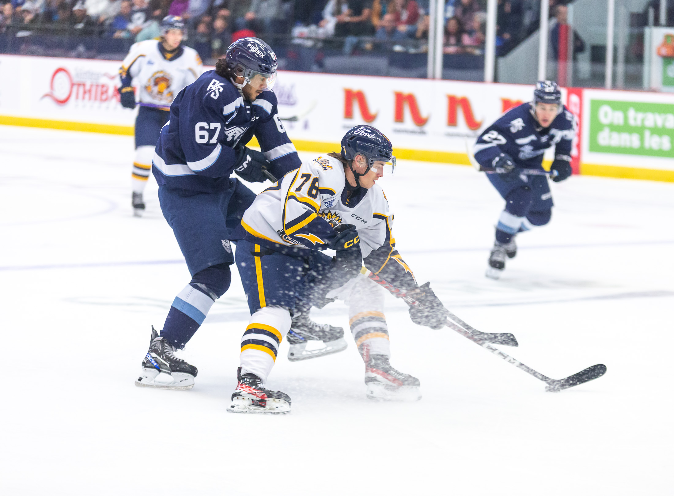Les Cataractes battus 4-2 à Sherbrooke - Cataractes de Shawinigan