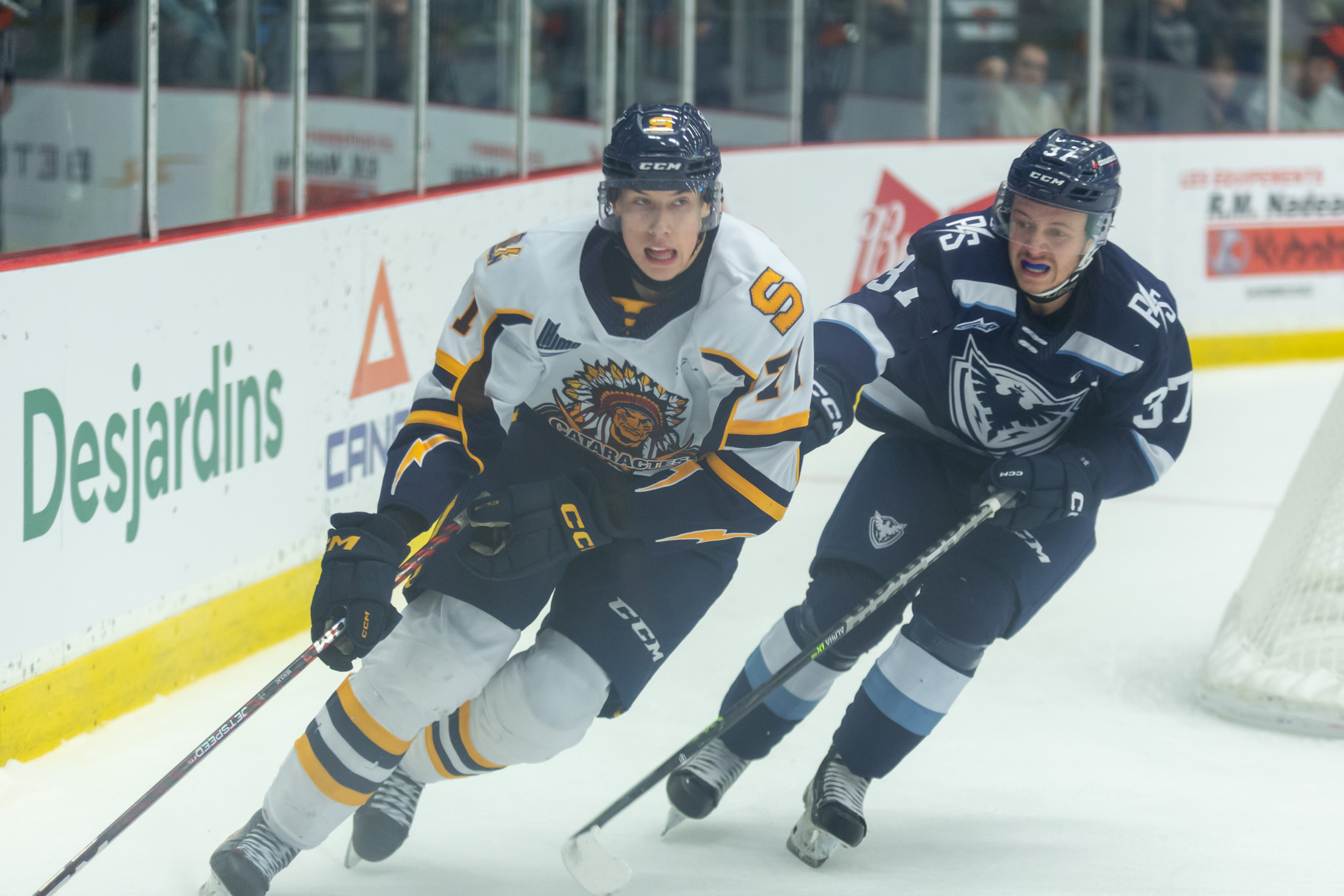Les Cataractes s'inclinent 4-3 en prolongation à Sherbrooke ...
