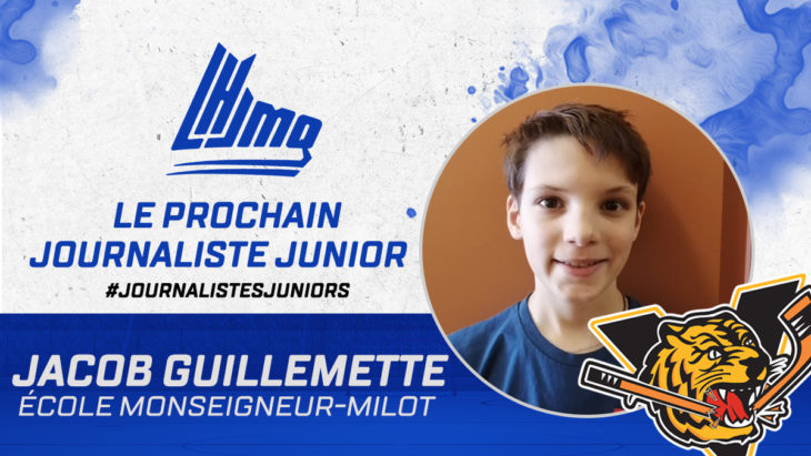 Gagnant du concours Journalistes Junior de la région: Jacob Guillemette ...