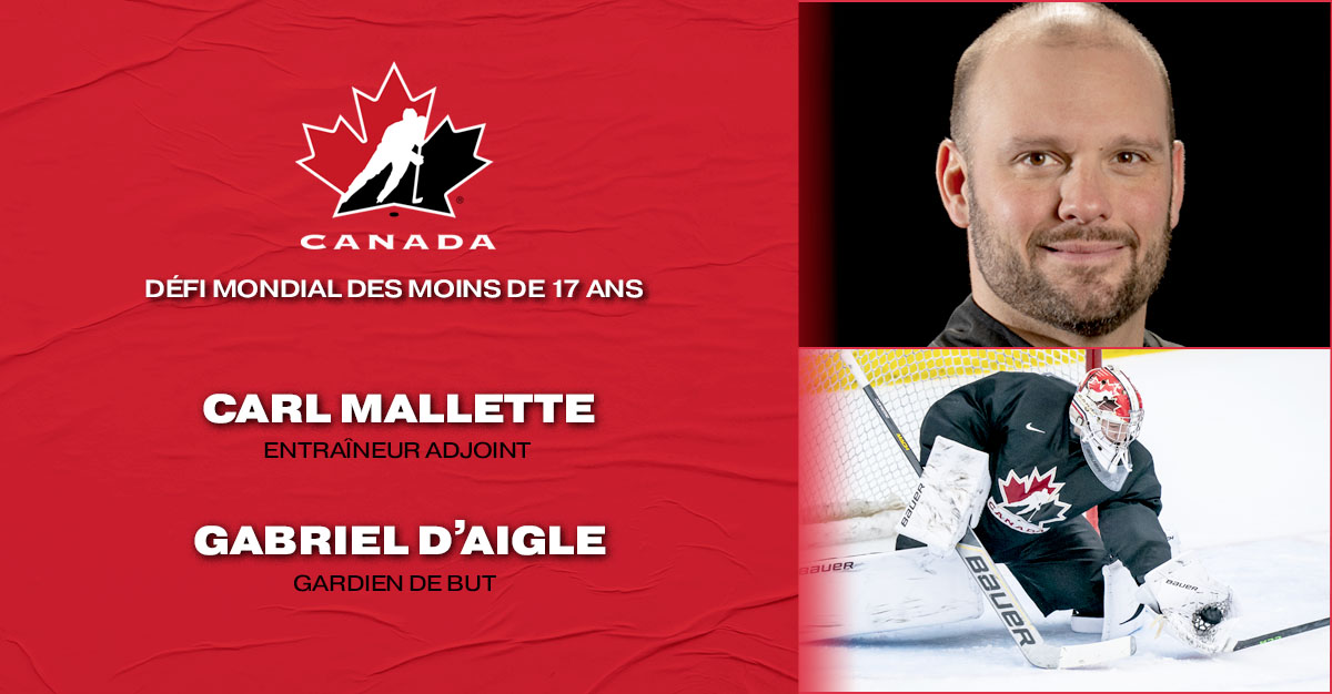 Carl Mallette et Gabriel D'Aigle au Défi mondial des moins de 17 ans ...