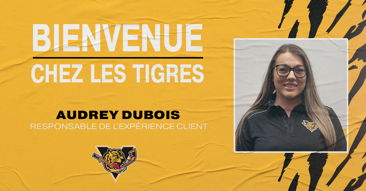 Les Tigres accueillent une nouvelle employée ! - Les Tigres de Victoriaville
